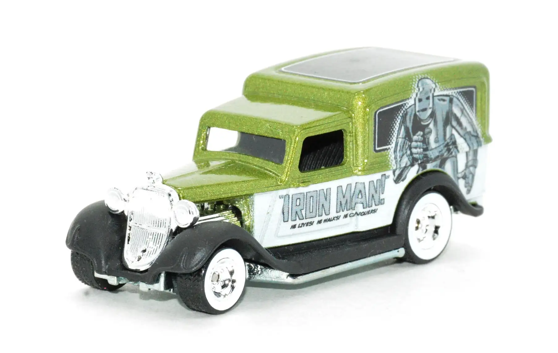 HW Pop Culture Marvel Iron Man 1934 Dodge Delivery - Loose Cars