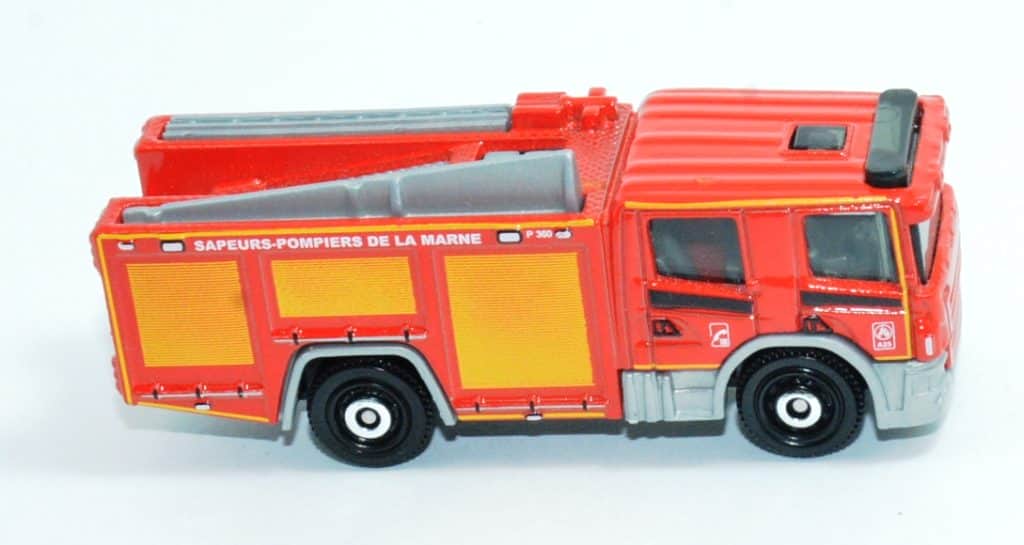 Matchbox Scania P 360 Fire Engine - Loose Cars