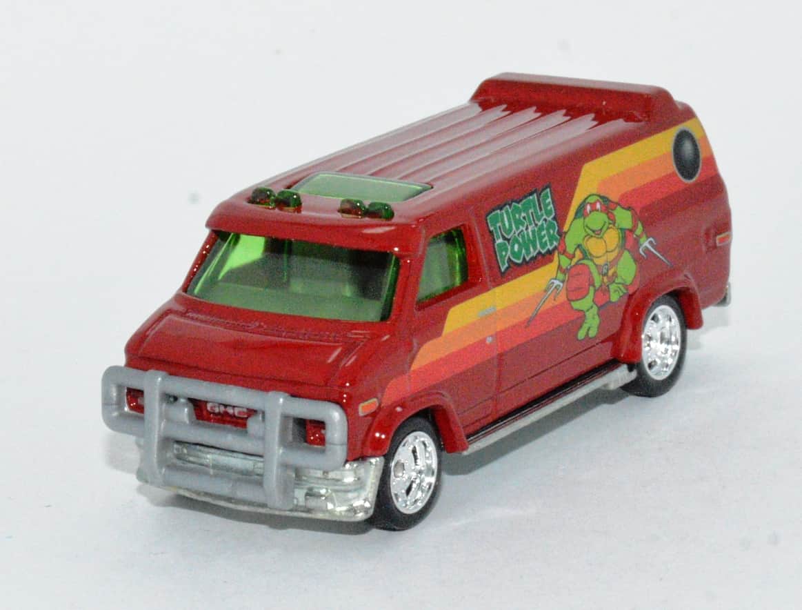 Hot Wheels Teenage Mutant Ninja Turtles Raphael Custom GMC Panel Van ...