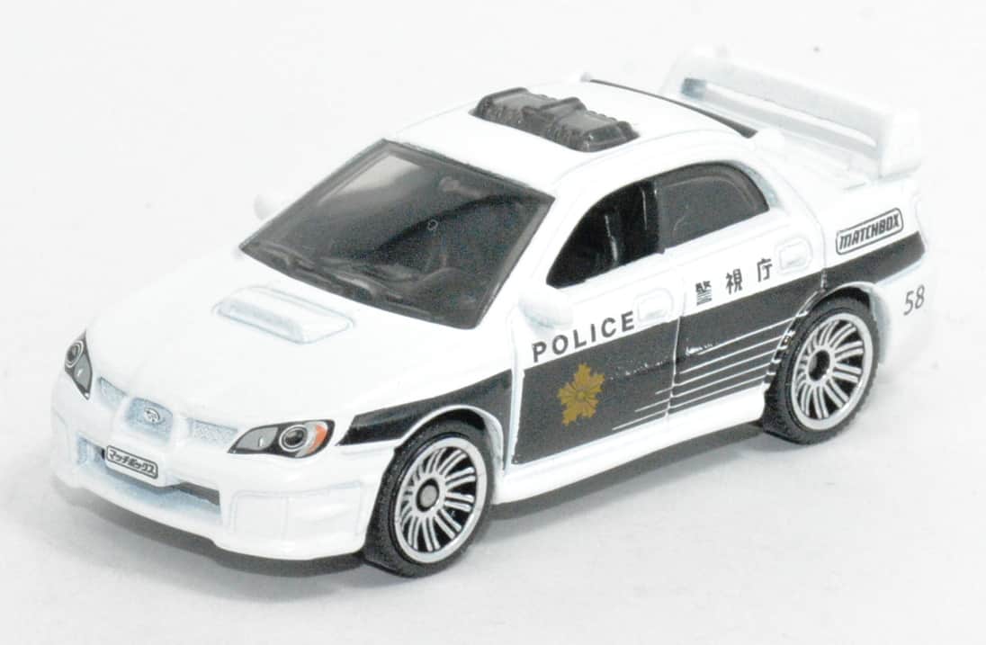 Matchbox Police Subaru Impreza WRX 2007 - Loose Cars