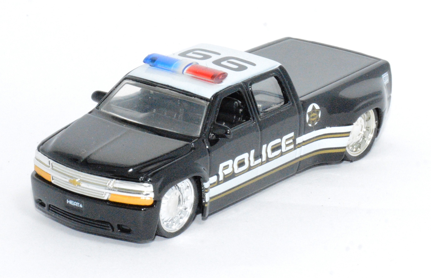 Jada Toys Police 1999 Silverado - Loose Cars